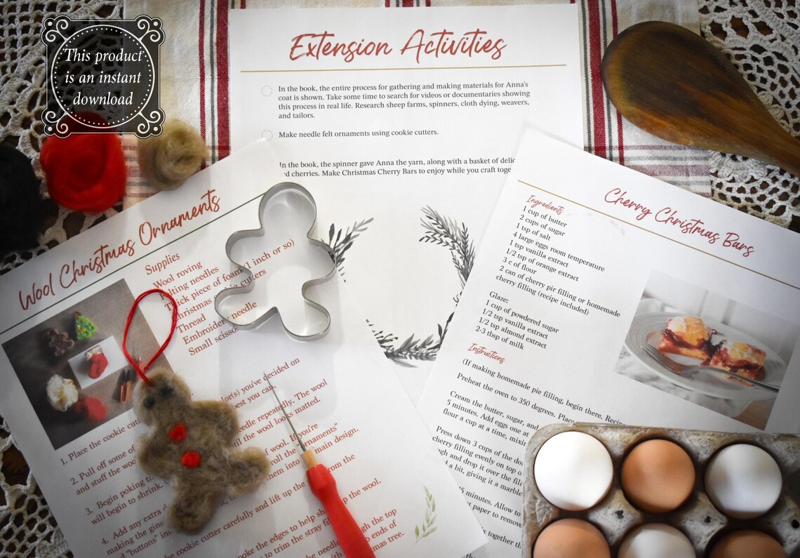 A New Coat for Anna Homeschool Resource - Etsy