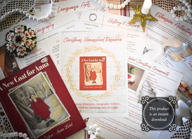 A New Coat for Anna Homeschool Resource - Etsy