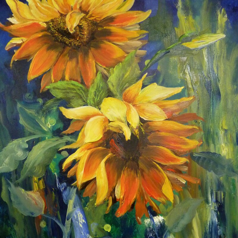 Sunflower Print - Etsy