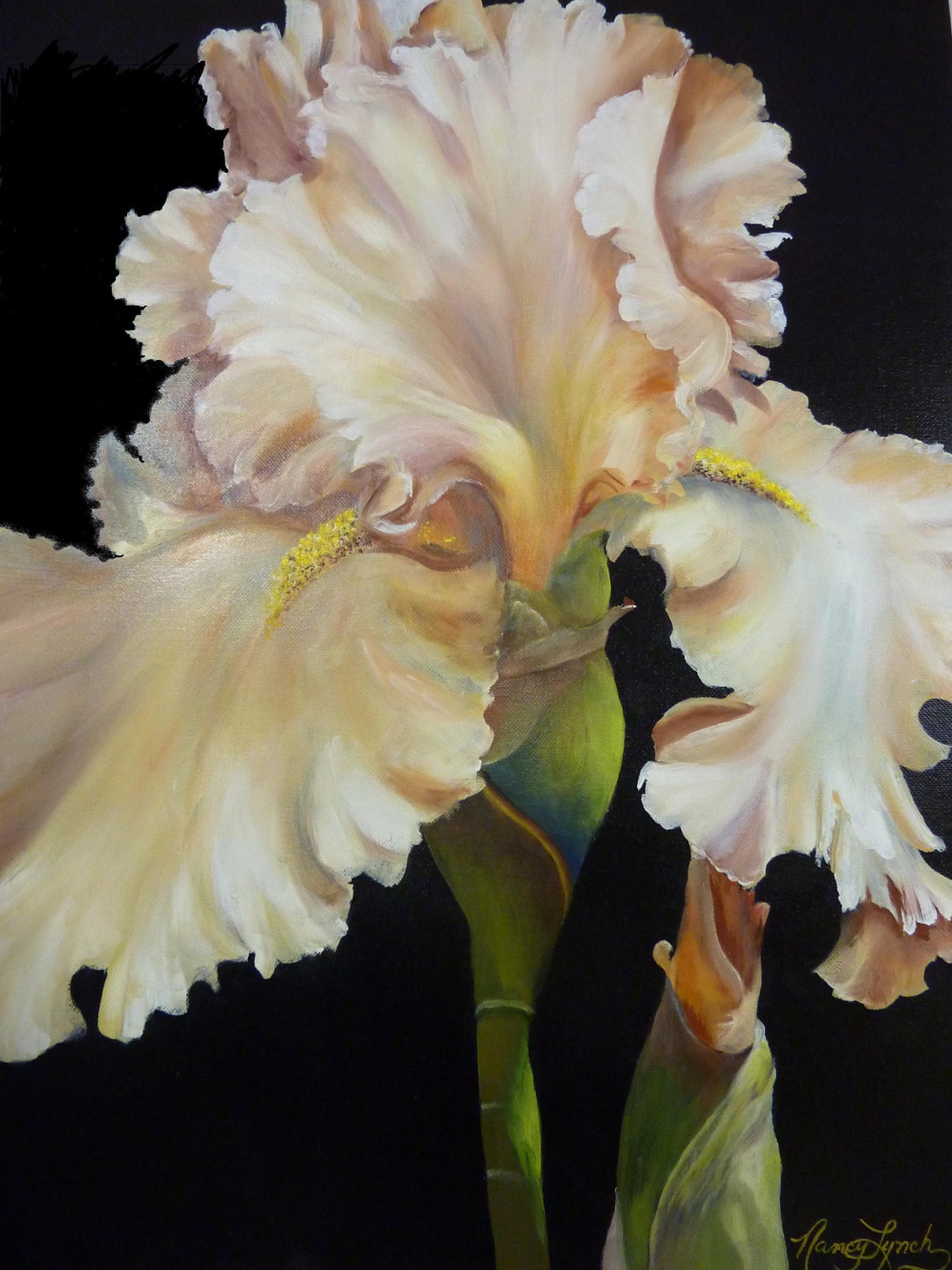 IRIS Painting,iris Print,iris Wall Art,iris Decor,iris Wall Decor,iris ...