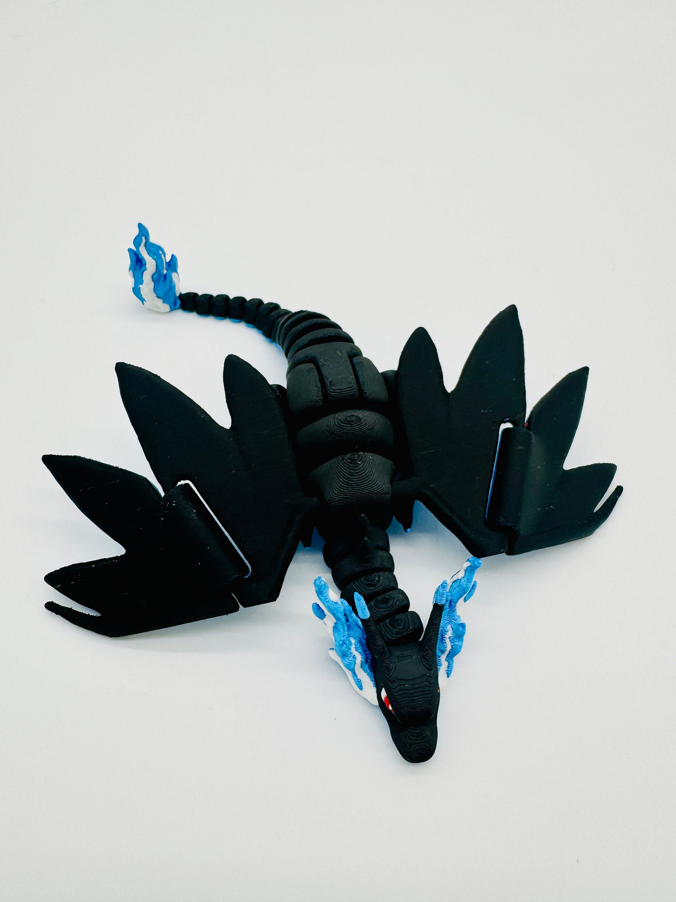 Flexi Mega Charizard X 3D Printed Articulated Toy Fidget Sensory Desktop Toy Dragon - Etsy