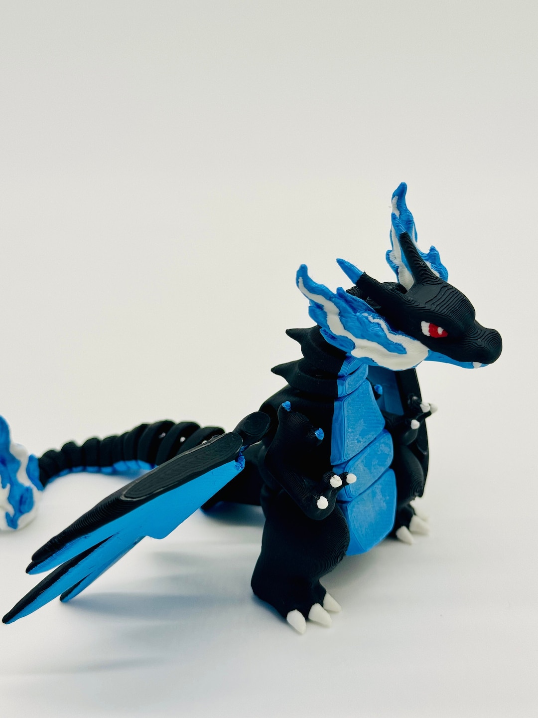 Flexi Mega Charizard X 3D Printed Articulated Toy Fidget Sensory Desktop Toy Dragon - Etsy