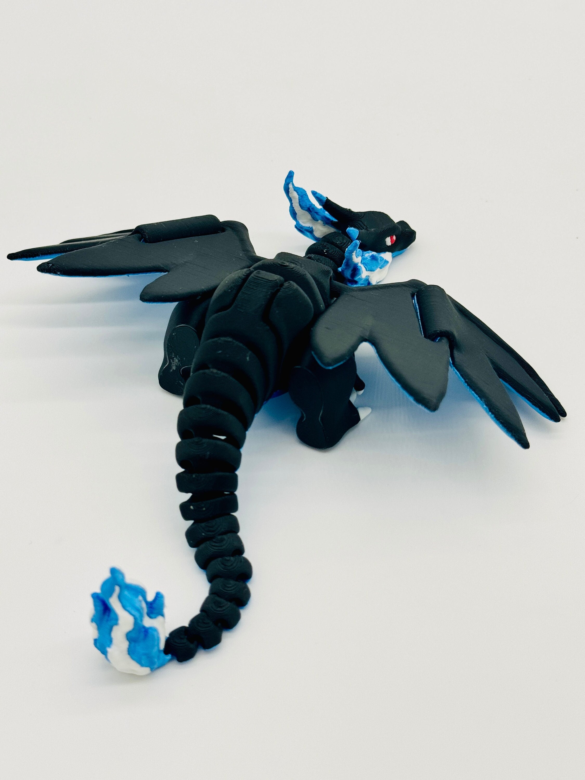 Flexi Mega Charizard X 3D Printed Articulated Toy Fidget Sensory ...