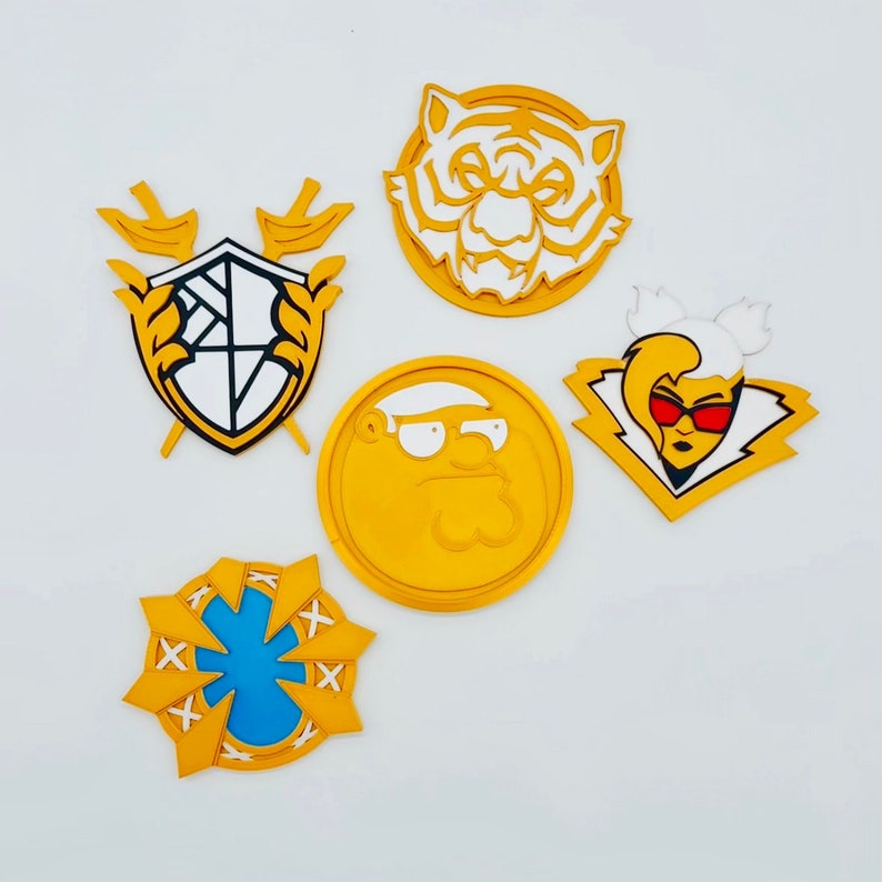 FN Chapter 5 Season 1 Medallions Aspects 3D Printed Peter Oscar Nisha ...