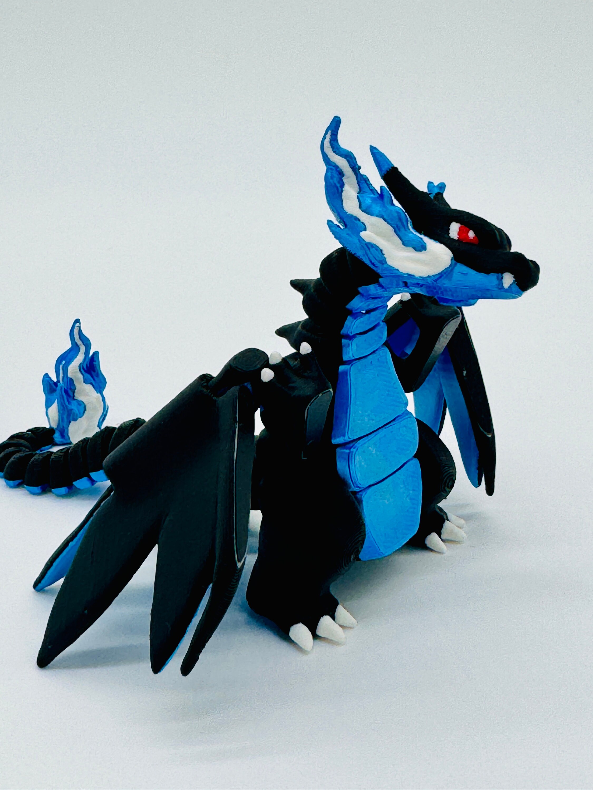 Flexi Mega Charizard X 3D Printed Articulated Toy Fidget Sensory Desktop Toy Dragon - Etsy