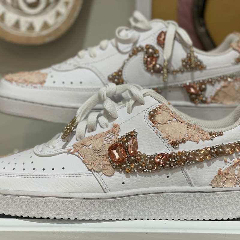 Bling Nike Shoes - Etsy