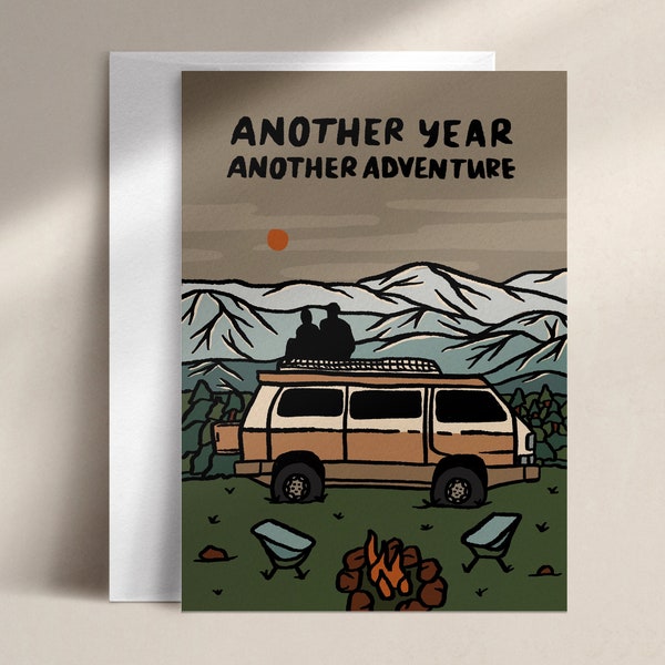 Birthday Card "another Year of Adventure" - Etsy