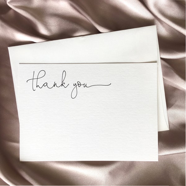 Thank You Card Set - Etsy