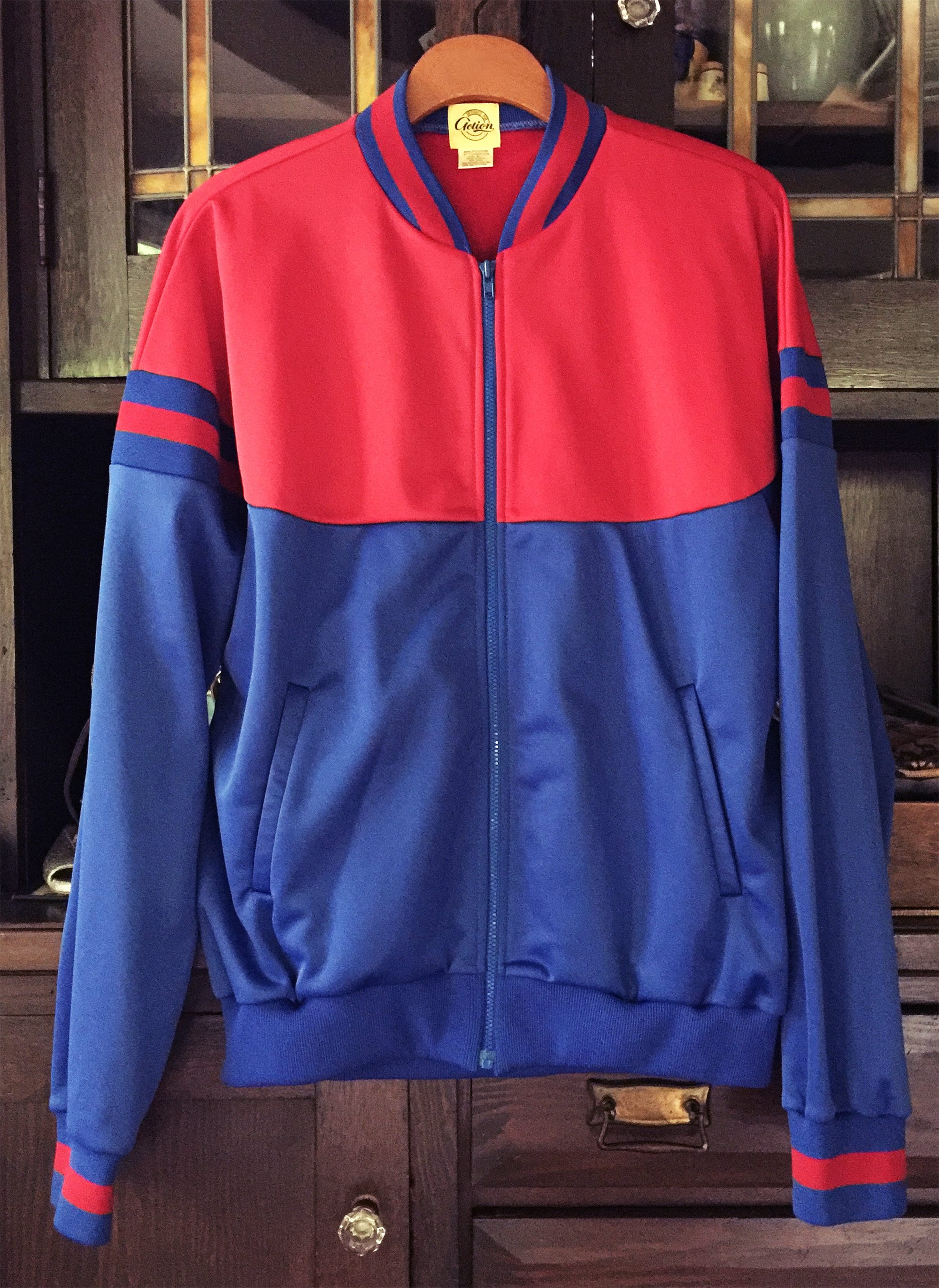 Vintage Red and Blue Track Jacket Japan - Etsy