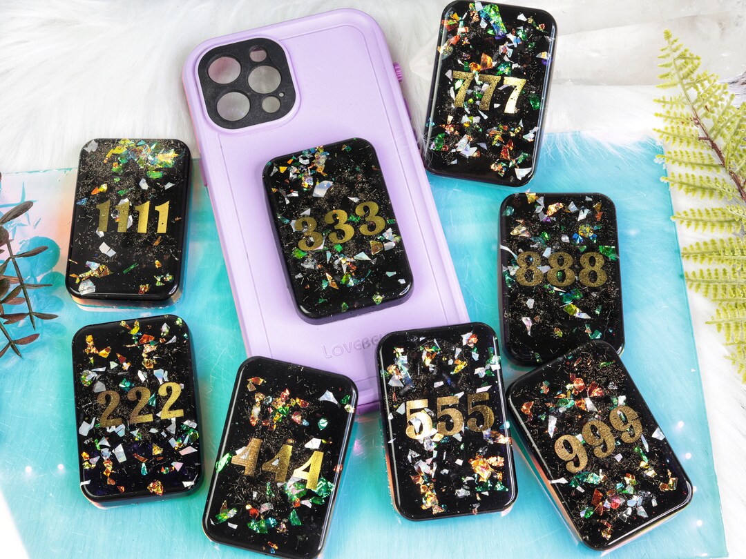 Angel Number Orgonite® 5g EMF Blocking Cell Phone and iPad Orgone ...