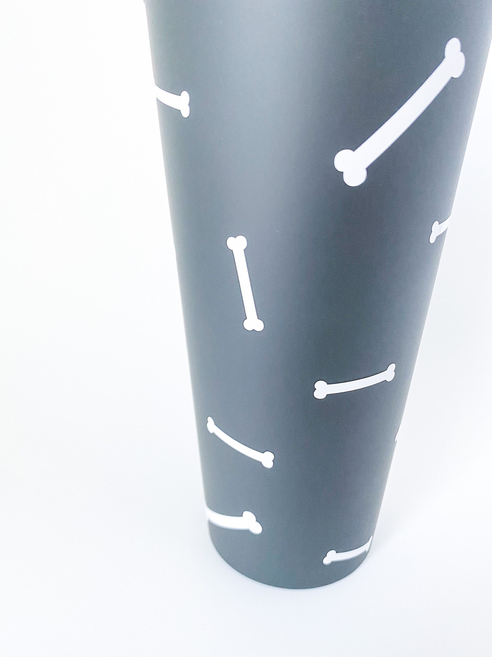 Skeleton cup Iced Coffee Cup Skeleton tumbler Halloween | Etsy