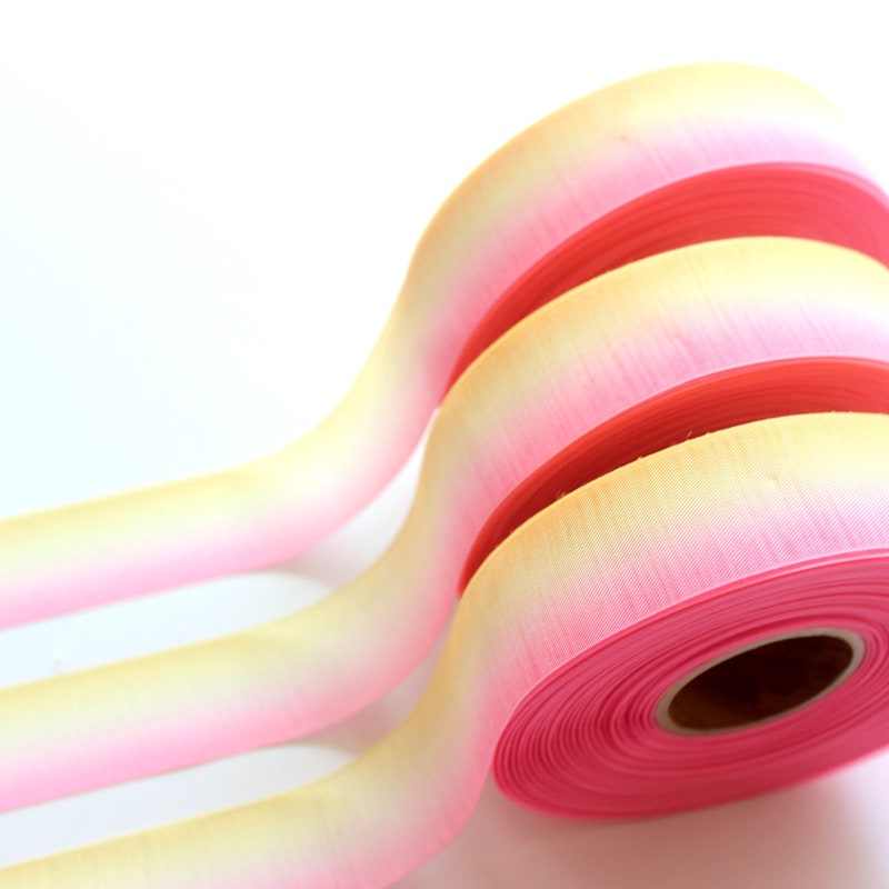 Yellow Gradient Ribbon - Etsy UK