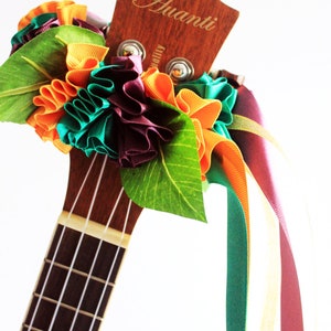 Ukulele Lei / for Mardi Gras, Ukulele Strap, Ukulele Accessories ...