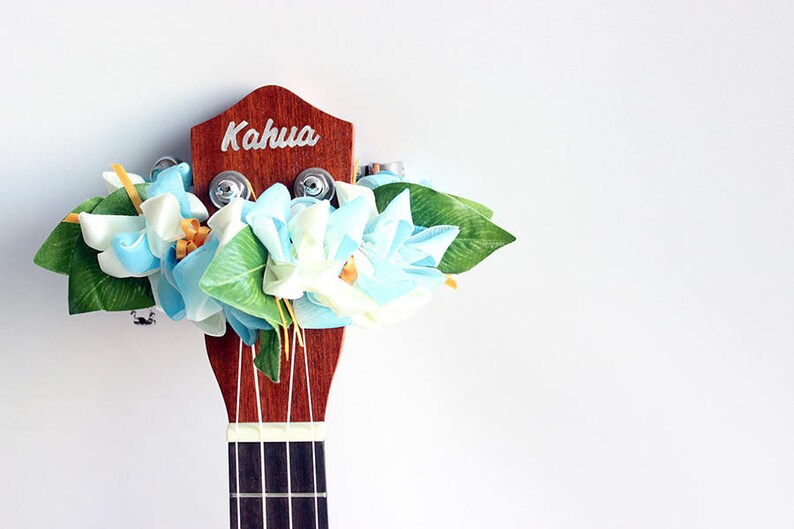 Ukulele Lei / Ukulele Gifts Ukulele Accessories Ribbon Leis - Etsy