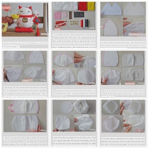 Lucky Cat DIY Kit / Made It Your Lucky Cat Kit / Plush Toy DIY Kit ...