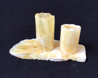 Alabaster Votive Candle Holder - Etsy