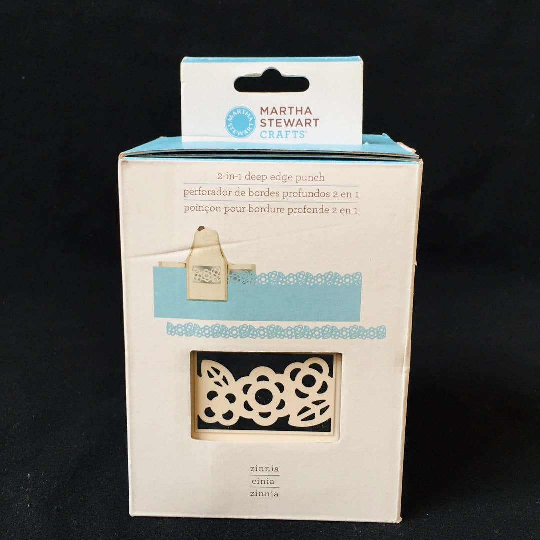 Martha Stewart 2-in 1 Deep Edge Punch Zinnia Punch D-119 - Etsy