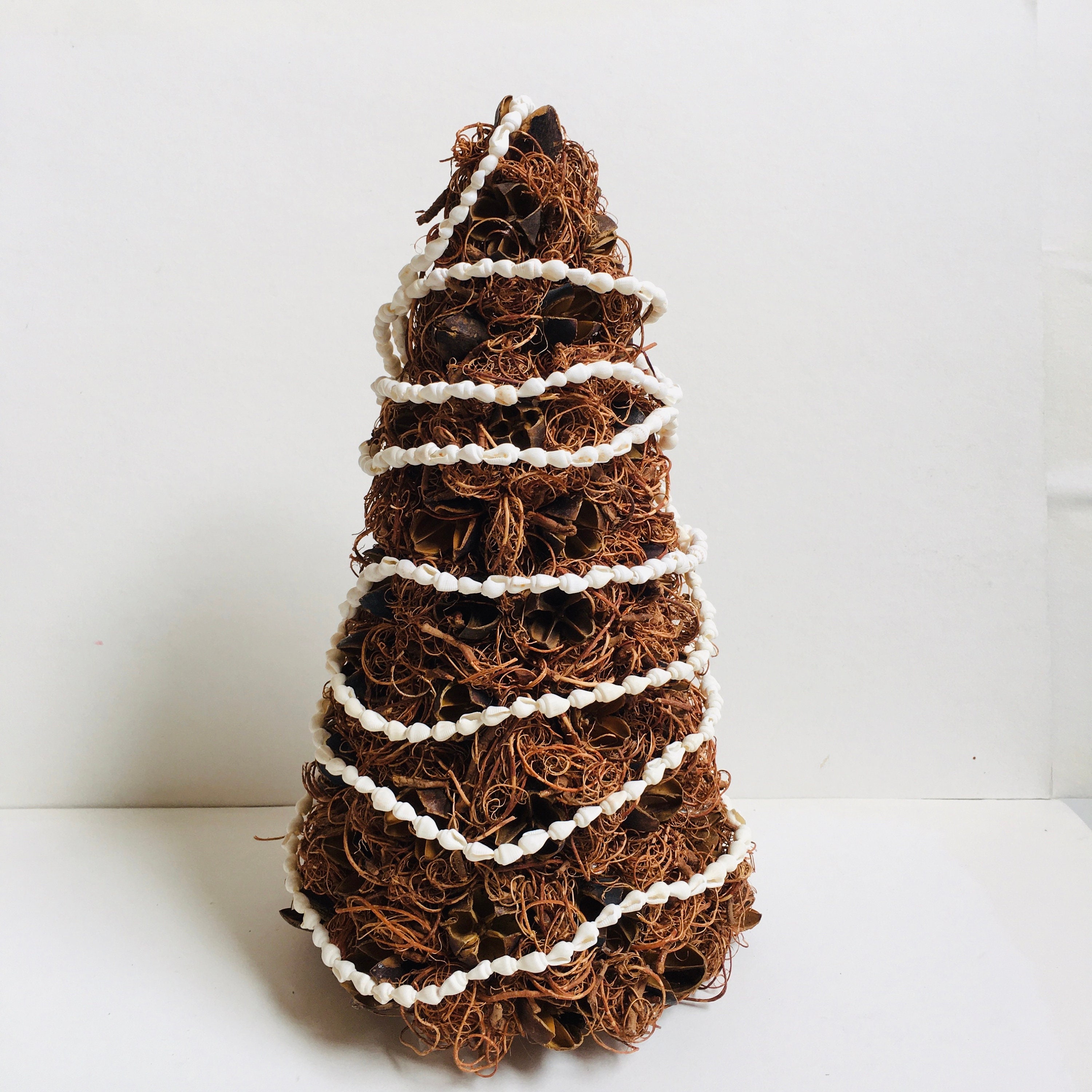 IKEA Vinter 2021 Handmade 12 Inch Cone-christmas Tree Decorating Tree ...