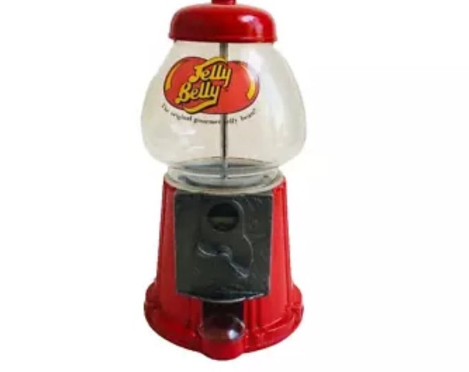 Vintage JELLY BELLY Gumball Dispenser Glass Machine 9 E3-112 - Etsy