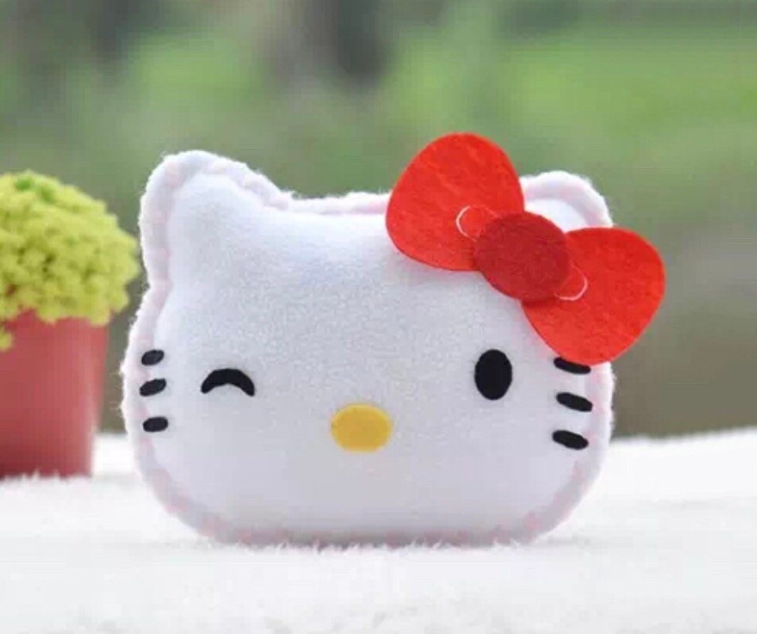 Plush Toy DIY Kit / Hello Kitty Plush DIY Kit ( Approximate : 5 in X 4 ...