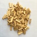 Natural Mini Wood Blocks 120pcs Crafting Wood Blocks / Unfinished Pine ...