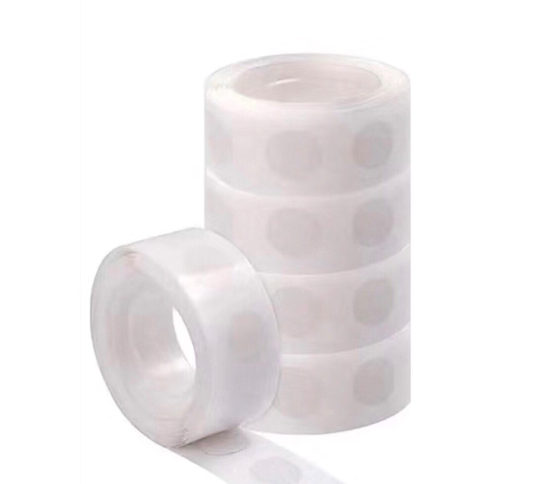 500pcs Balloon Glue Dot Roll / 5 Roll ( 100pcs Each Roll ) Round Dot ...