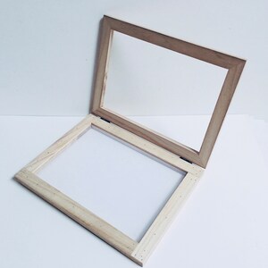 2 Paper Making Screen A5 Size , Wooden Paper Making Frame 10 X 7.5 DIY ...