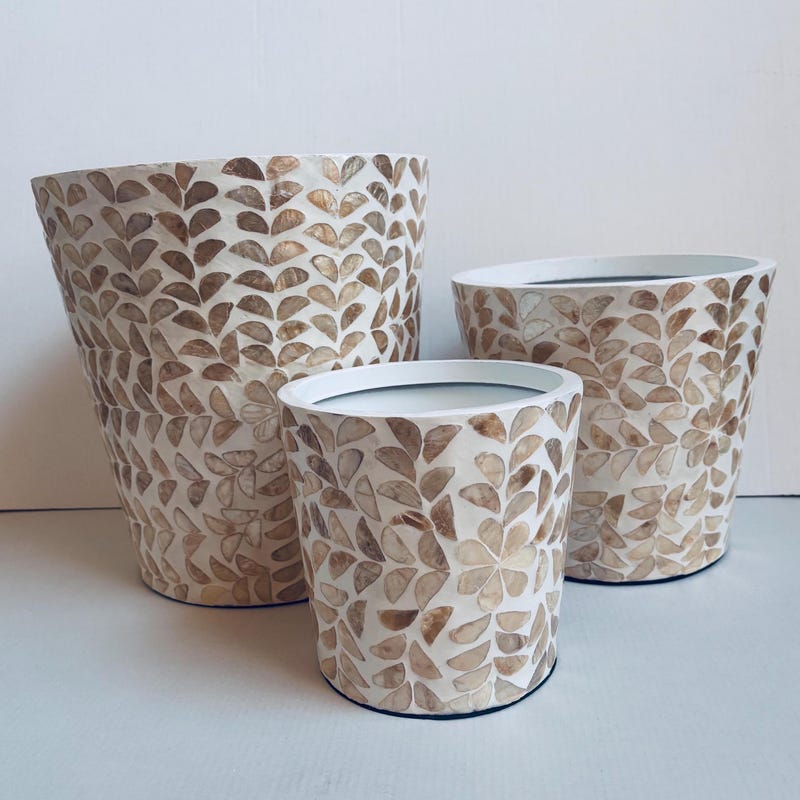 Mosaic Small Planters - Etsy