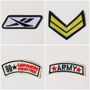 Tactical Embroidered Patches , Pick 1 From 27 Style Morale Iron / Sew ...