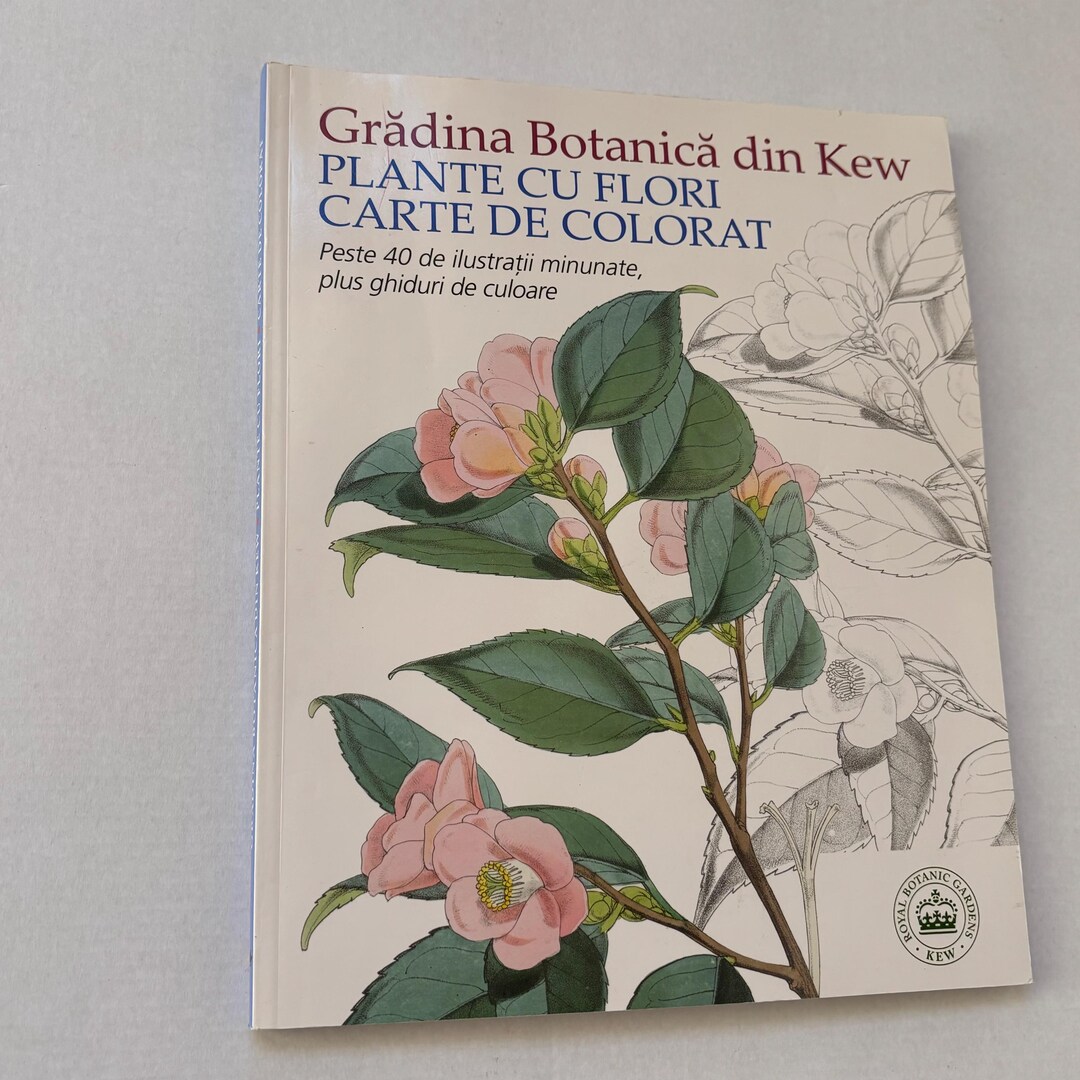 The KEW Gardens Flowering Plants Colouring Book 44 Patterns 2015 Grup ...