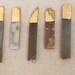 Gold Plated Agate Framed Agate Shadow Box Wall Art XL Under Glass ...
