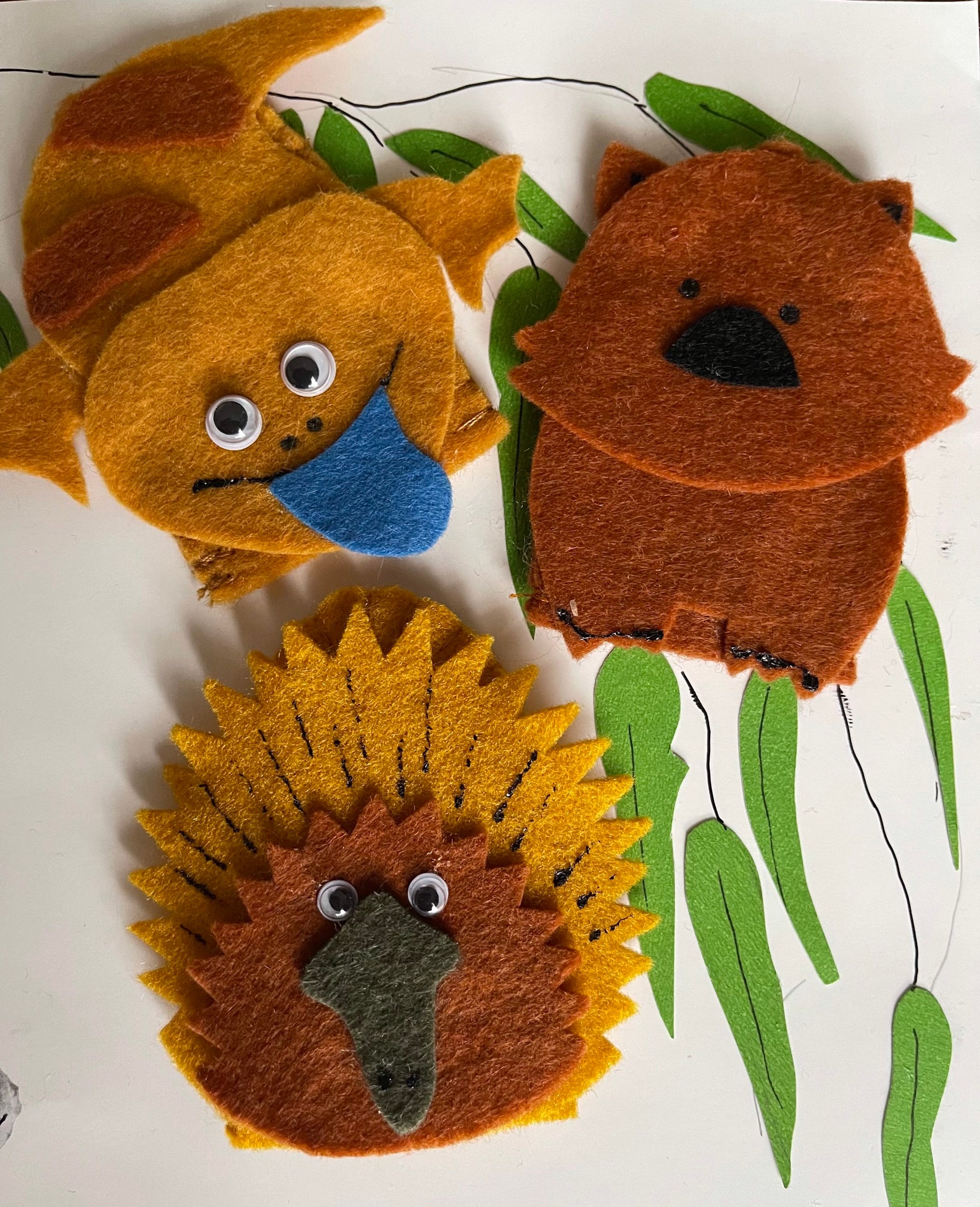 Wombat Stew Finger Puppet Set | Etsy