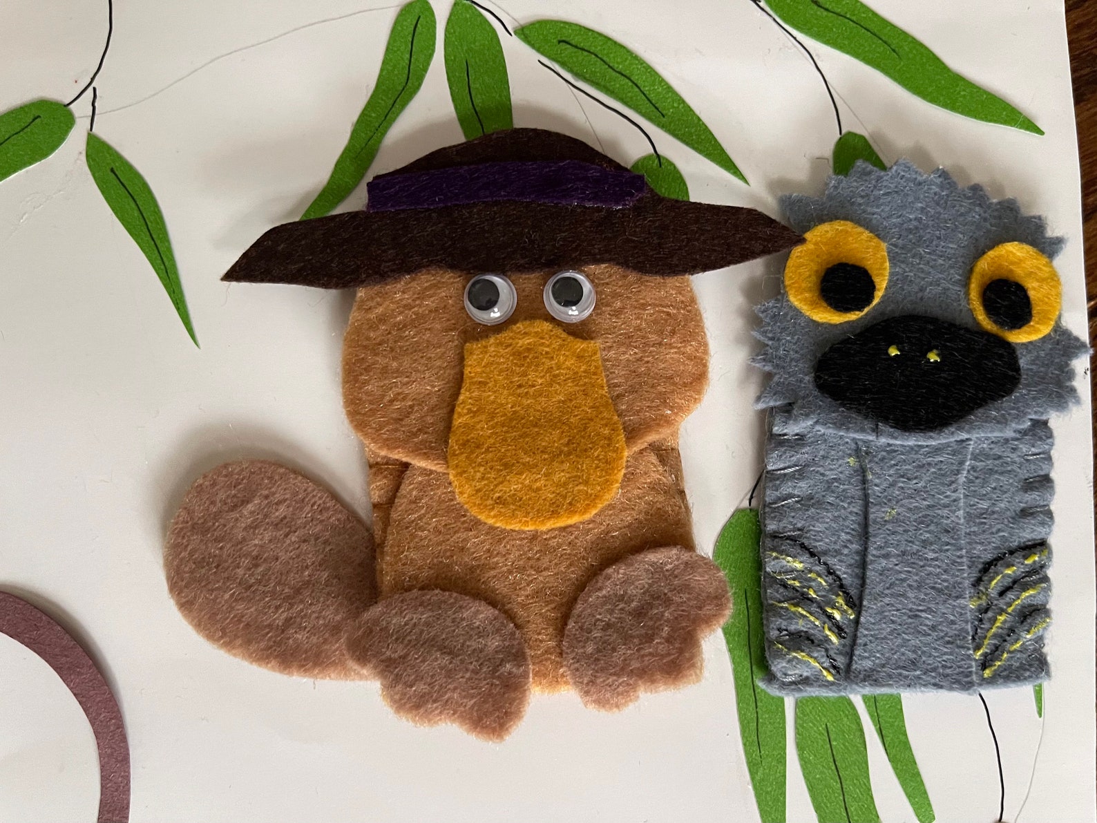 Wombat Stew Finger Puppet Set | Etsy