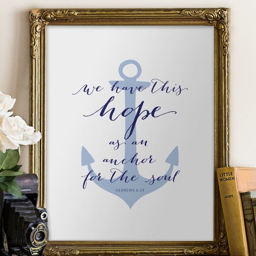 Christian Wall Art Set Ocean Prints Nautical Wall Decor | Etsy Canada