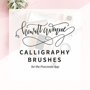 IPad Lettering Procreate Brush Thick Calligraphy Brush - Etsy