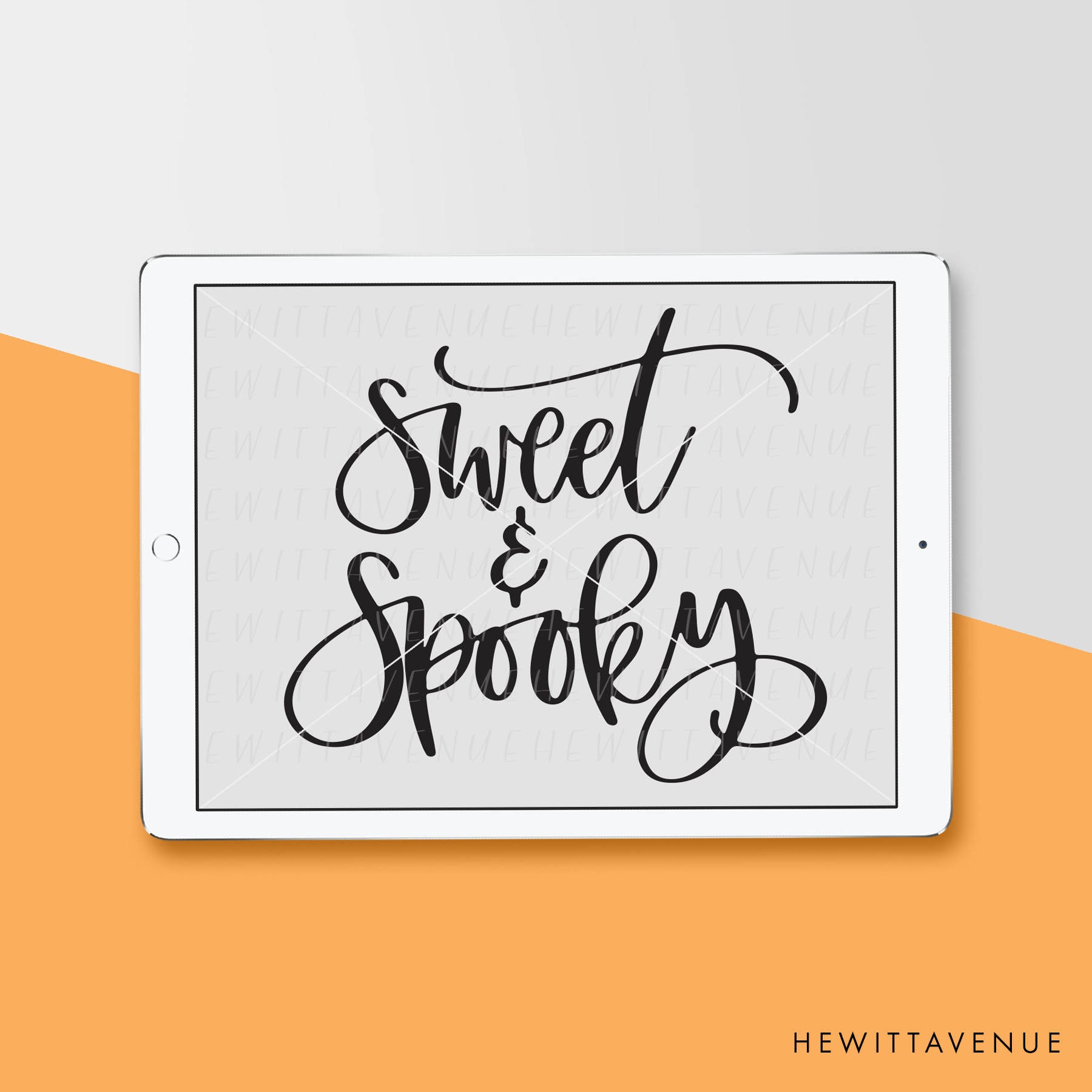 Hand Lettered SVG Halloween Cut File Silhouette SVG Cricut | Etsy