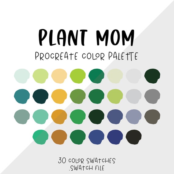 Plant Mom Color Palette 065 - Etsy