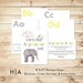 8.5x11 Alphabet Book Game Elephant Theme - Etsy