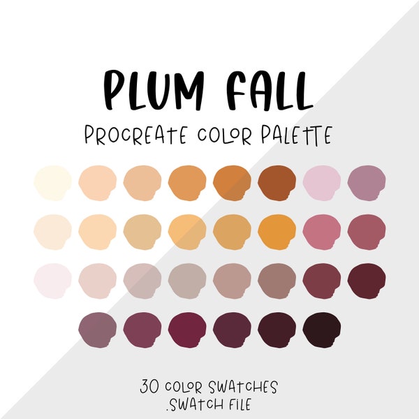 Plum Color Palette - Etsy