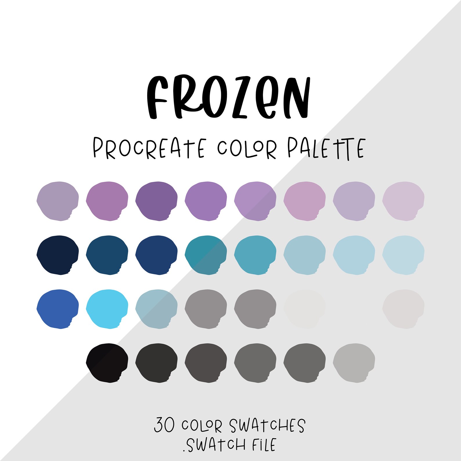 Frozen Color Palette 046 - Etsy