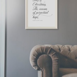 Christmas Decor Printable Art Home Alone // Typography - Etsy