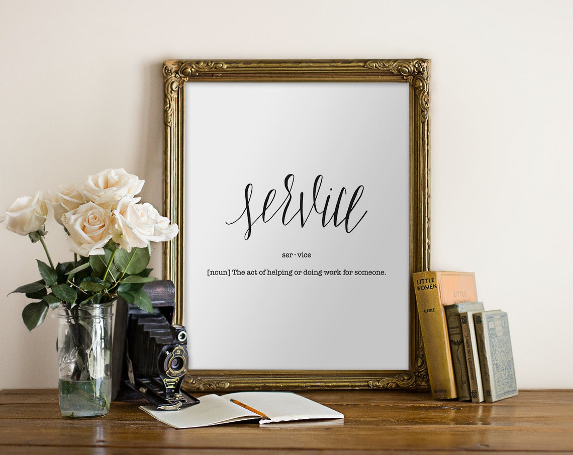 Service Dictionary Definition Art Print Donation Charity Etsy service-dictionary-definition-art-print-donation-charity-etsy