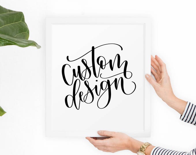 Custom Lettering - Etsy