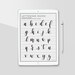 Lettering Guide BUNDLE LOWERCASE and UPPERCASE - Etsy