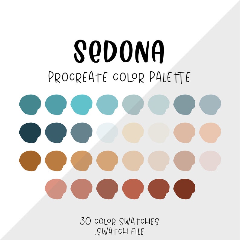 Sedona Procreate Color Palette 032 - Etsy