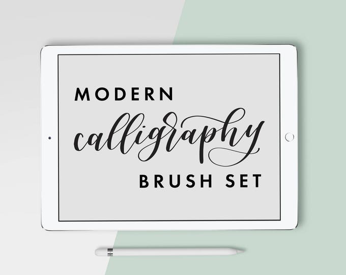 Pack of 4 iPad Lettering Procreate Brushes Calligraphy Pack of 4 - Etsy
