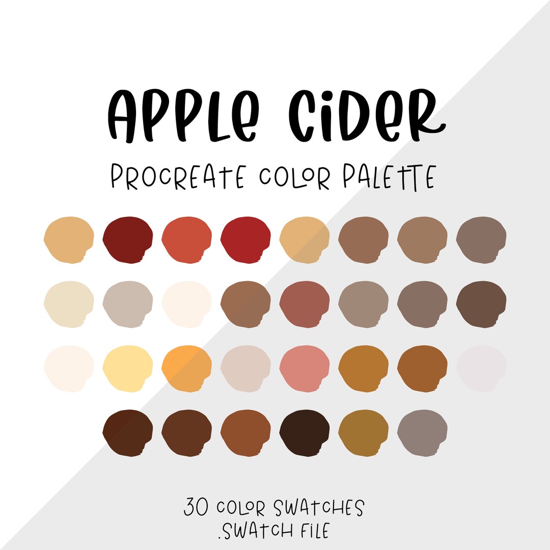 Apple Cider Color Palette 040 - Etsy