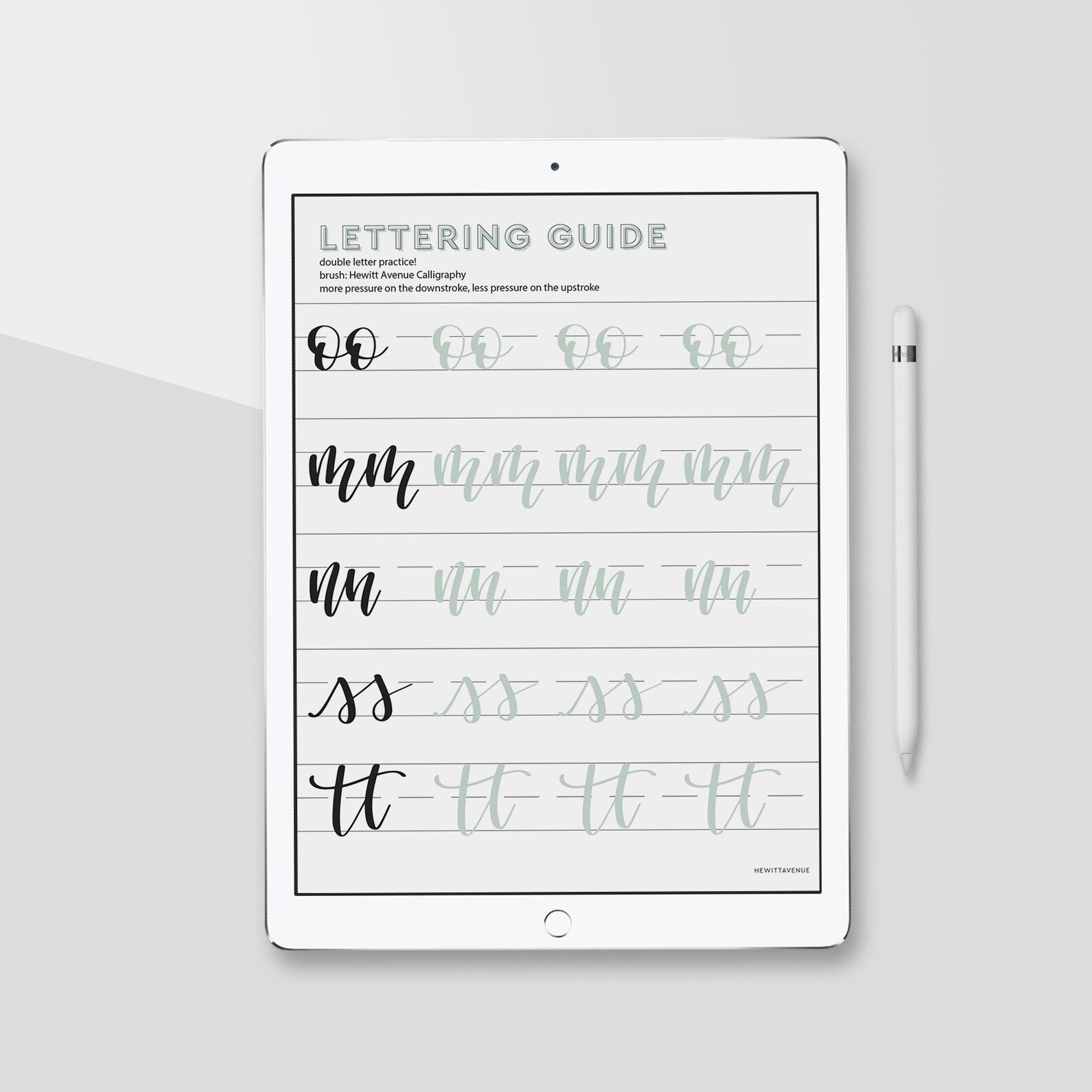 Lettering Guide BUNDLE LOWERCASE and UPPERCASE - Etsy