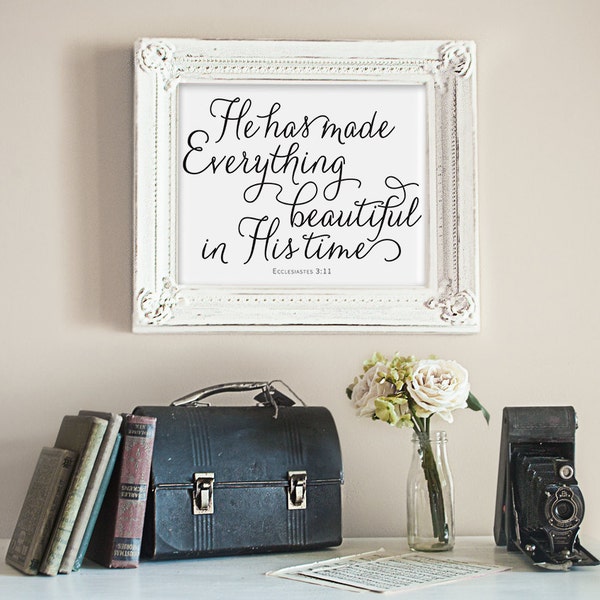 Ecclesiastes 3 11 - Etsy