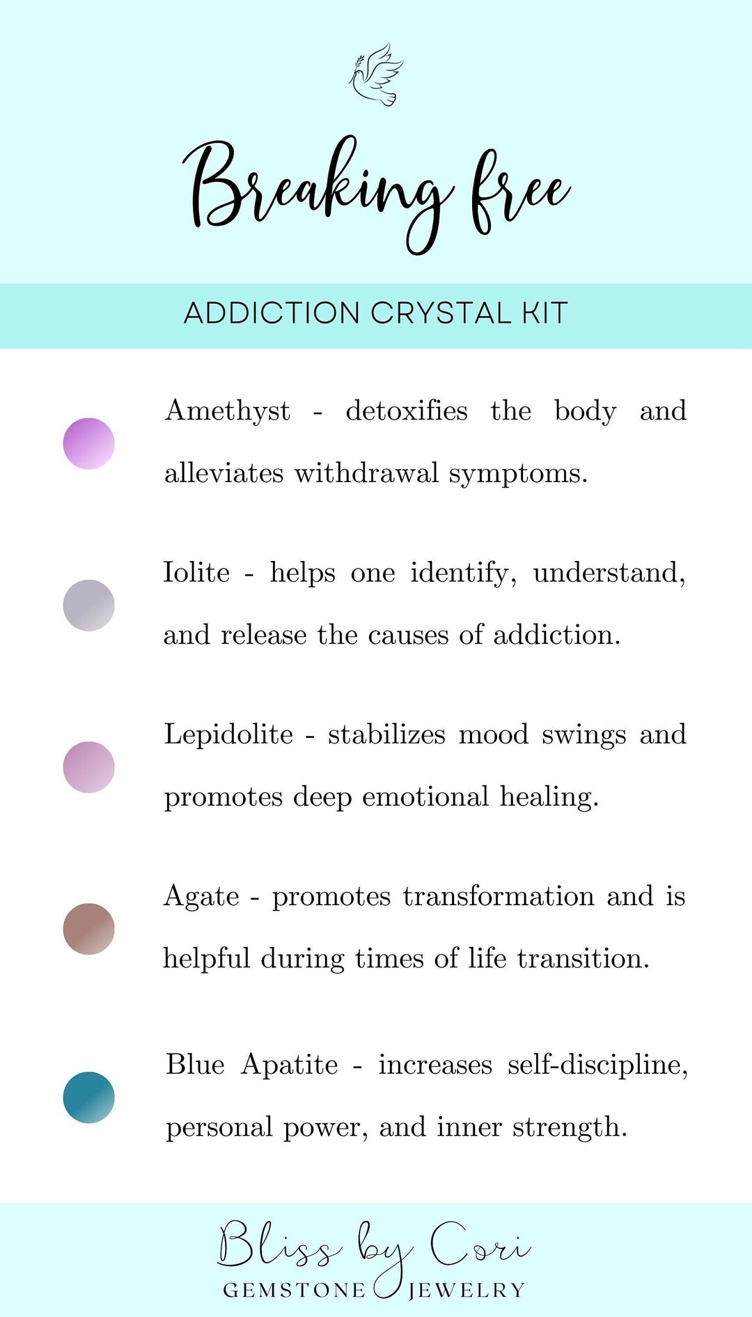 Addiction Healing Crystals, Addiction Recovery, Addiction Support ...